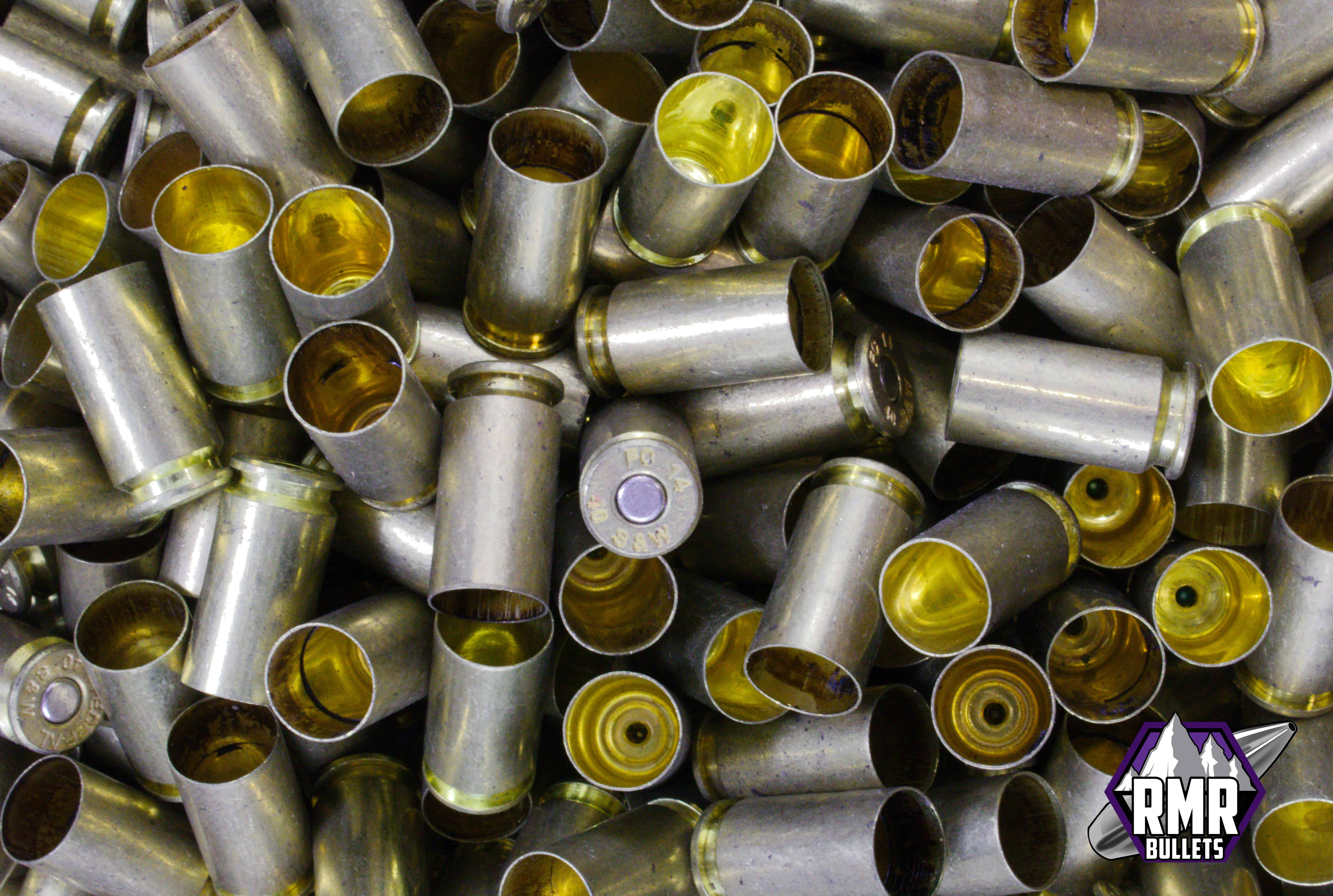 .40 Smith and Wesson Federal Cartridge Brass Primed Cases #1 *PULLED ...