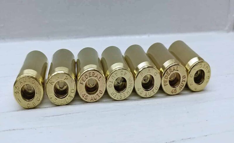 .45 ACP BrightFired Large Primer Fully Processed Brass Cases #1 | RMR ...