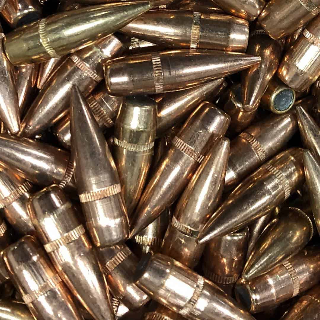 .308 147-150 Gr. Full Metal Jacket Boat Tail Bullets, Non-Ferrous MIXED ...