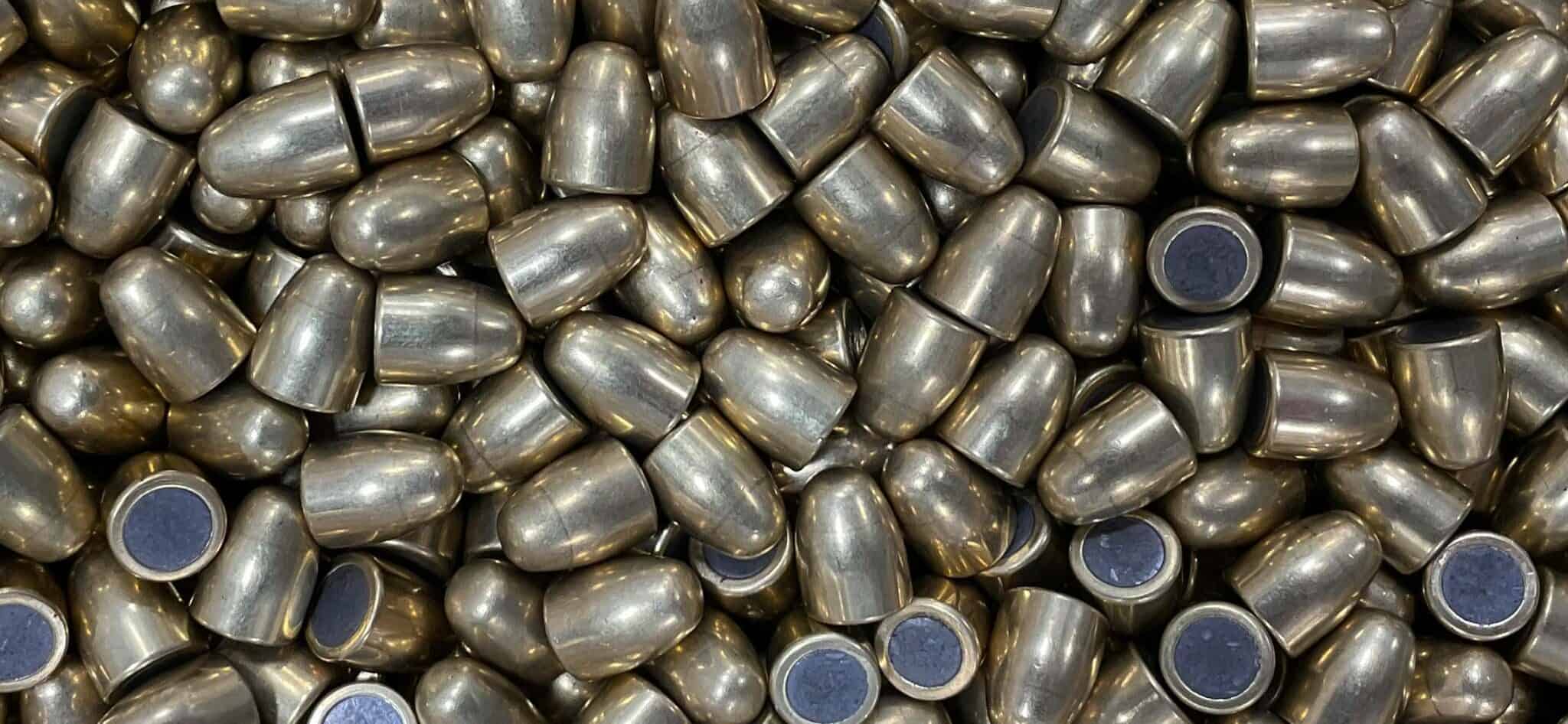 .380 95 Gr. FMJ Round Nose Bullets *BRASS JACKETS* | RMR Bullets