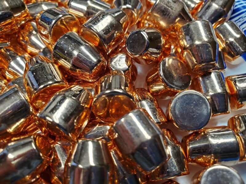 .45 200 Gr. Plated Flat Point Bullets *2nds* | RMR Bullets