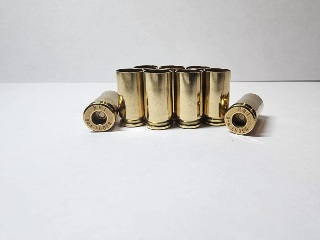 9mm Luger New Brass RMI Cases (NEW) | RMR Bullets