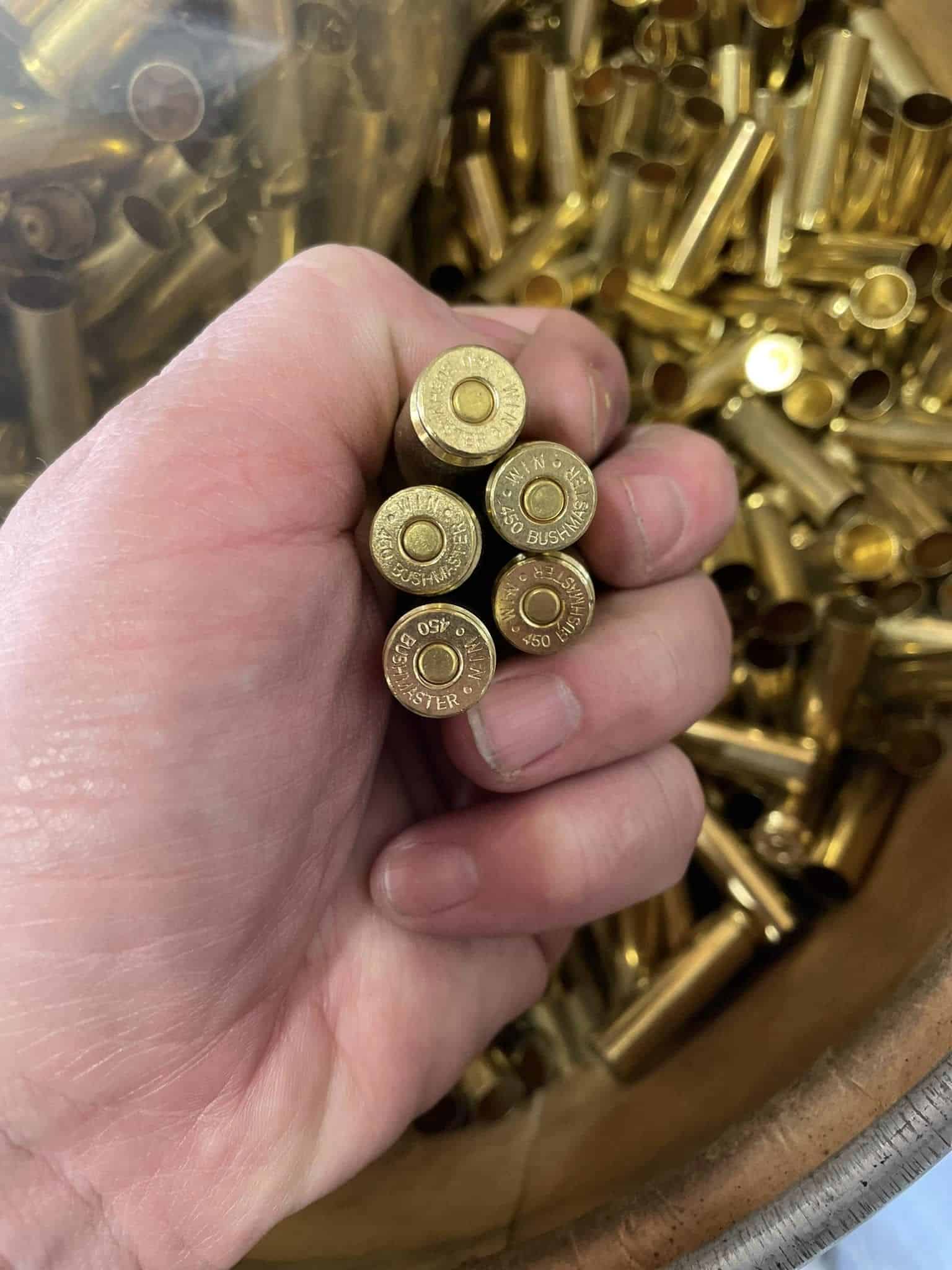 .450 Bushmaster Winchester primed Brass Cases #2 *PULLED* | RMR Bullets