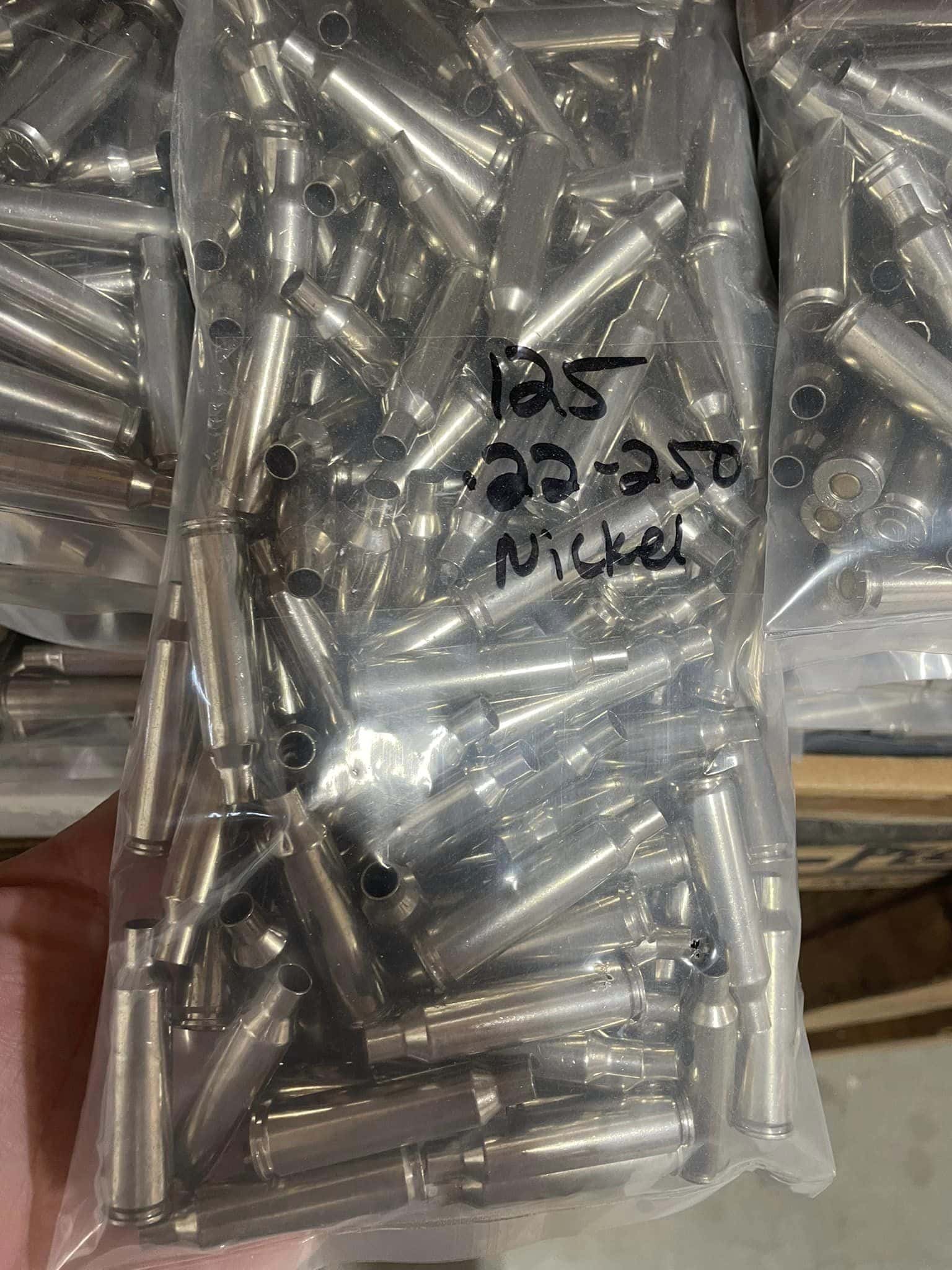 .22-250 Remington Winchester Brass Primed Cases RMR Bullets